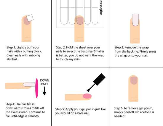 Nail Armor - Over 100 Nail Wraps! – So Gloss