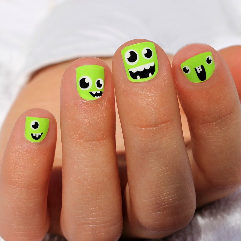 Halloween Monster Nails