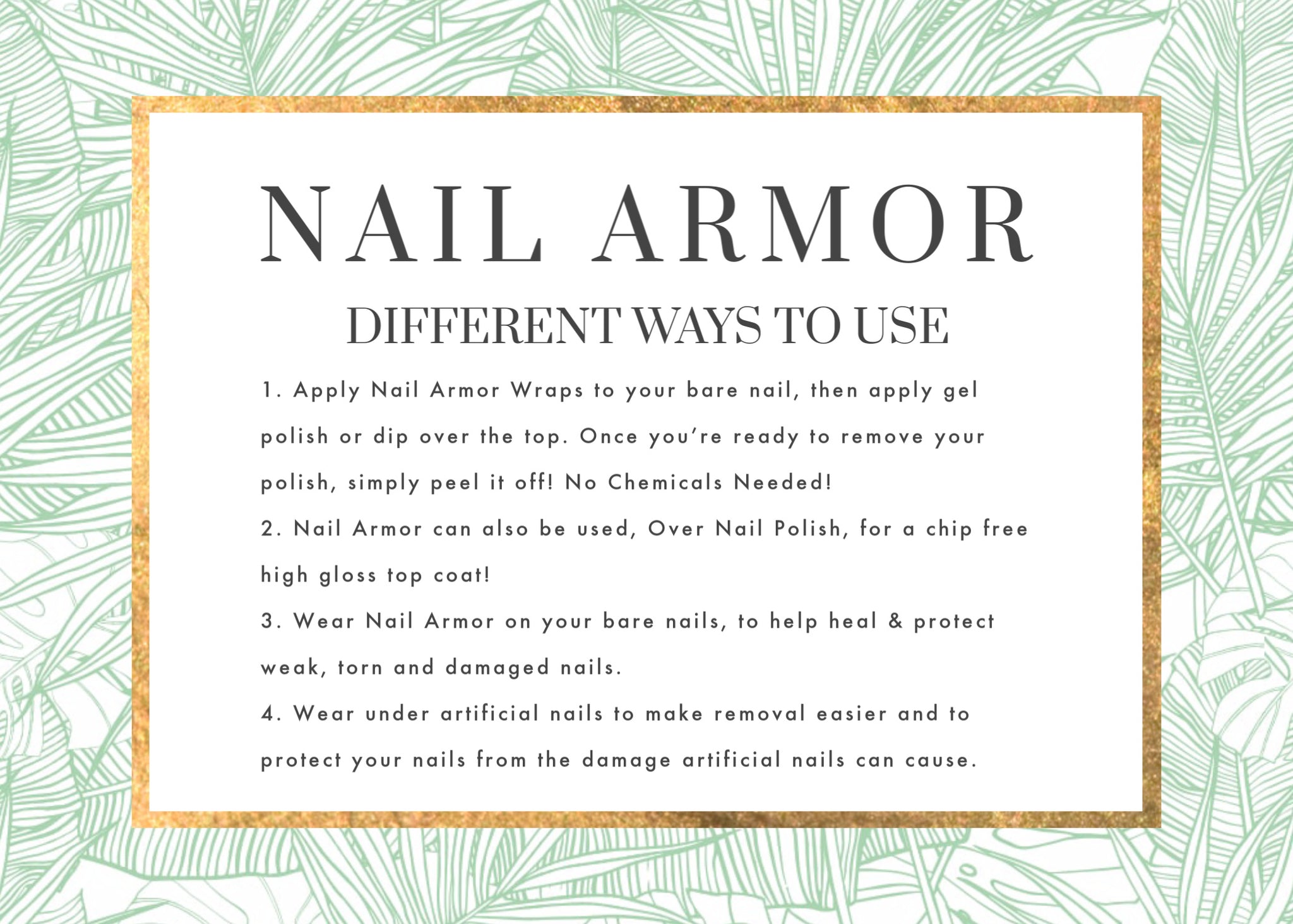 Nail Armor - Over 100 Nail Wraps! – So Gloss